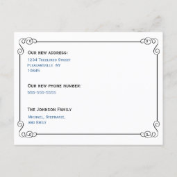 Our New Home & Address Photo Postcard | Zazzle