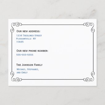 Our New Home & Address Photo Postcard | Zazzle