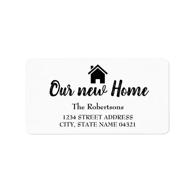 Our New Home Label | Zazzle