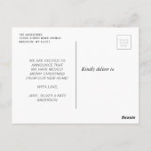 Our New Home script lettering New Home Postcard | Zazzle