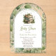 Our Next Chapter Begins Books Baby Shower Acrylic Invitations | Zazzle