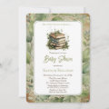 Our Next Chapter Begins Books Baby Shower Invitation | Zazzle