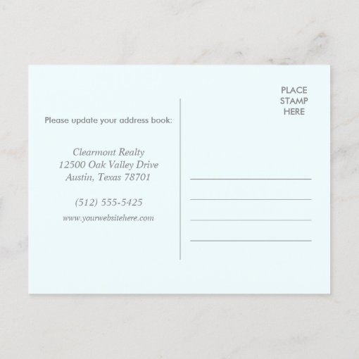 Our Office Has Moved Modern Business New Address Announcement Postcard ...