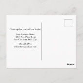 Our Office Has Moved Simple Red Business Moving Postcard | Zazzle