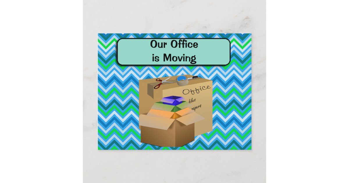 Our Office is Moving, Business Announcement | Zazzle