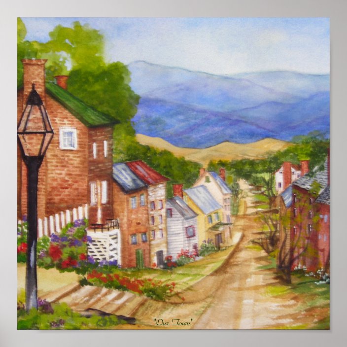 "Our Town" Poster | Zazzle.com