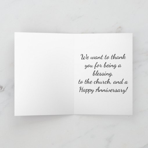 Our Ushers Card | Zazzle