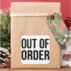 Out of Order Funny Humour Humor Comedy Square Sticker | Zazzle