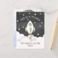 Out Of This World Rocket Classroom Valentine Photo Postcard | Zazzle