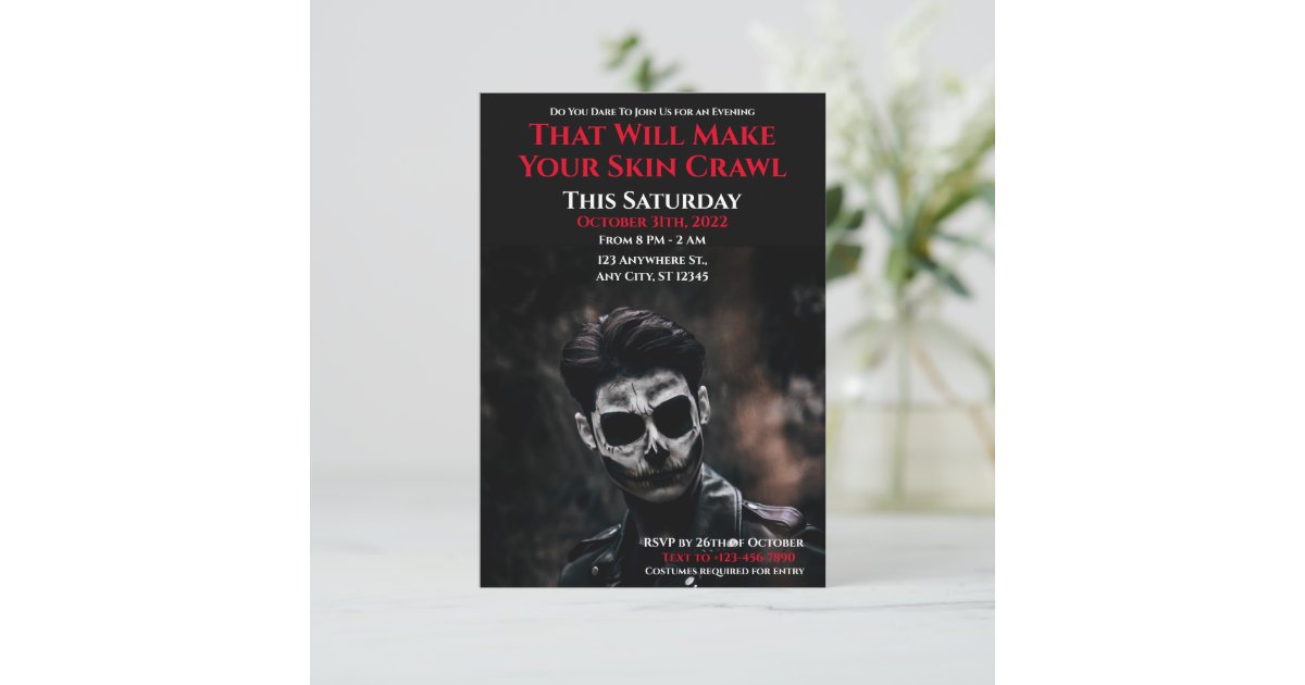 Out of your Scream Halloween Party Invitation | Zazzle