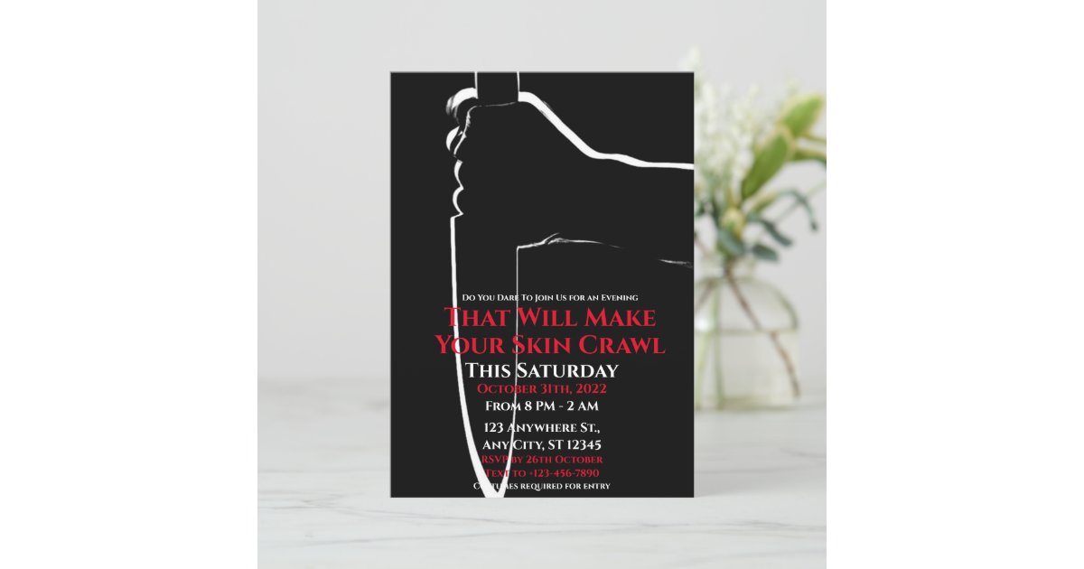 Out of your Scream Halloween Party Invitation | Zazzle