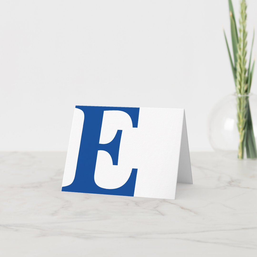 OUT SIDE THE BOX...PERSONALIZED INITIAL, NOTE CARD | Zazzle