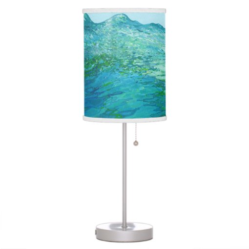 Out To Sea Ocean Wave Beach Coastal Home Lamp | Zazzle