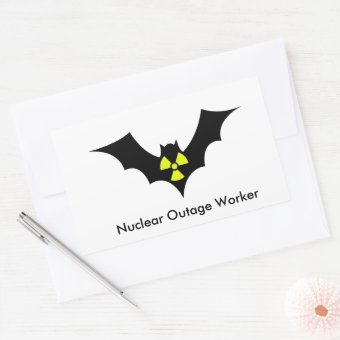 Outage Worker Rectangular Sticker | Zazzle