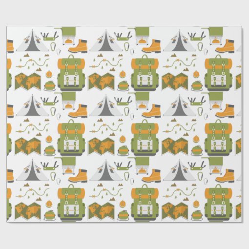 Outdoor Adventures Wrapping Paper | Zazzle
