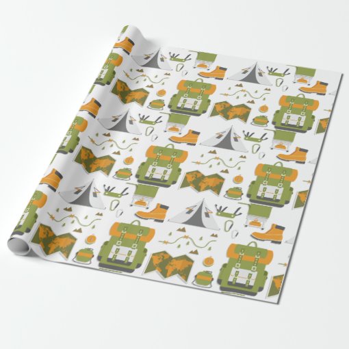 Outdoor Adventures Wrapping Paper | Zazzle