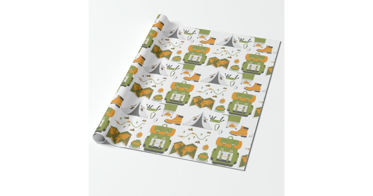 Outdoor Adventures Wrapping Paper | Zazzle.com