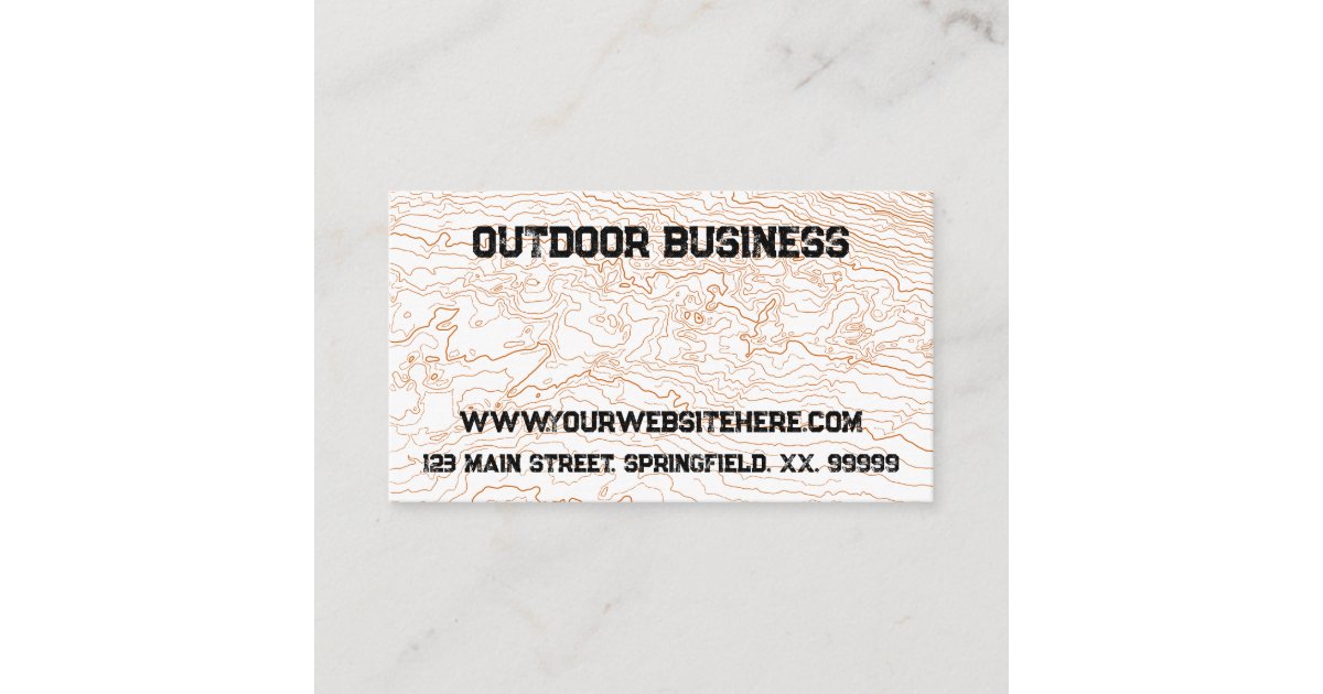 Outdoor Company Business Card | Zazzle