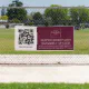Outdoor Event Signage With QR Code Advertising Banner | Zazzle