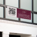Outdoor Event Signage With QR Code Advertising Banner | Zazzle