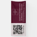 Outdoor Event Signage With QR Code Advertising Banner | Zazzle