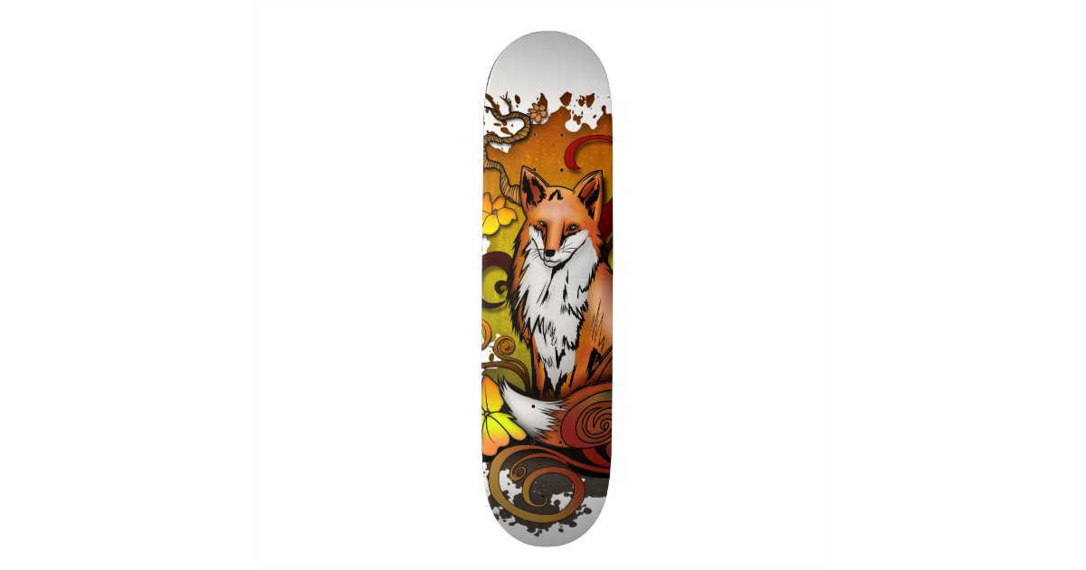 Outdoor Fox Skateboard Deck | Zazzle.com
