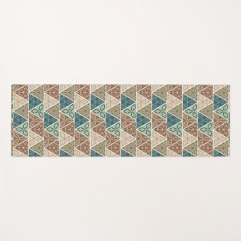 Outdoor Geo Step | Geometric Pattern Yoga Mat | Zazzle