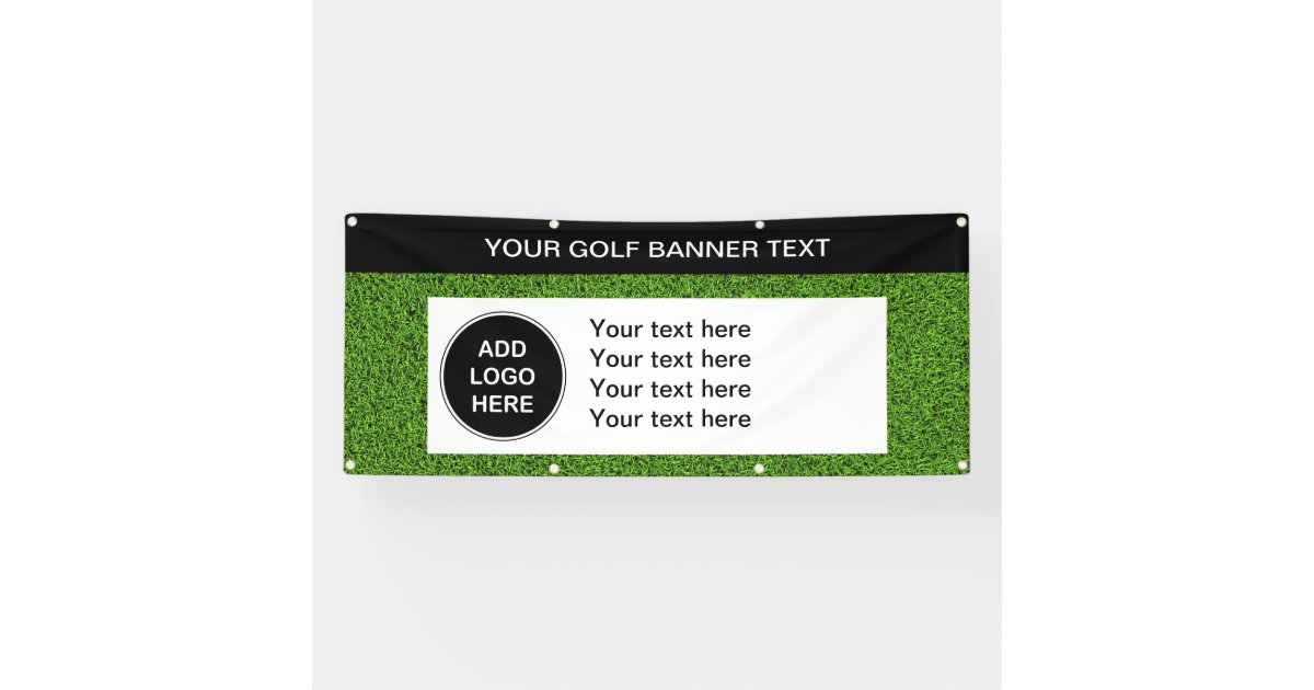 Outdoor Golf Industry Logo Banner | Zazzle