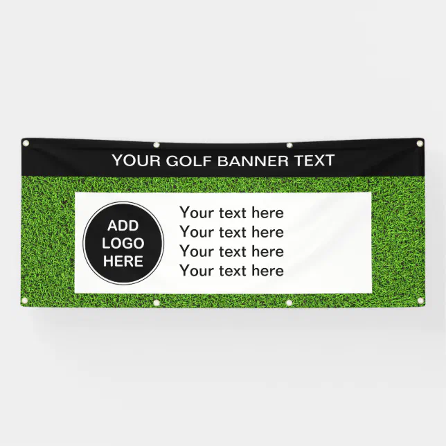 Outdoor Golf Industry Logo Banner | Zazzle