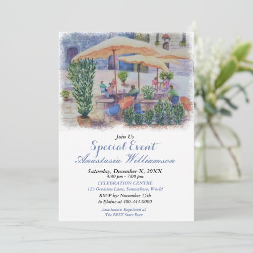 OUTDOOR HOUSE PARTY EVENT INVITE | Zazzle