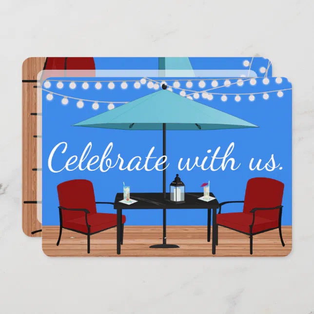 Outdoor House Party Invitation | Zazzle