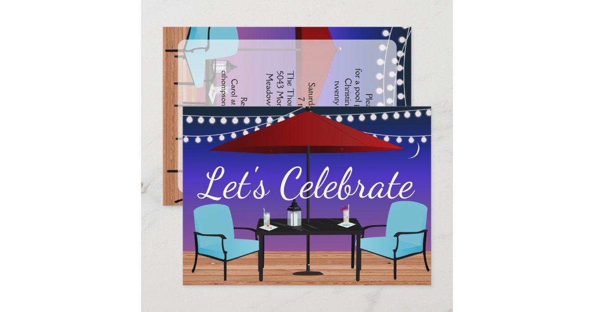 Outdoor Party Invitation | Zazzle