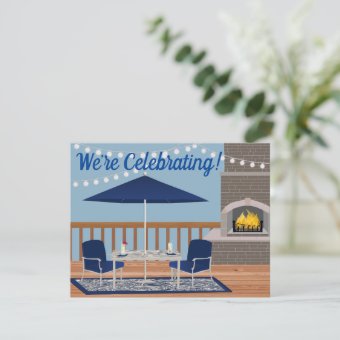 Outdoor Patio Party Invitation | Zazzle