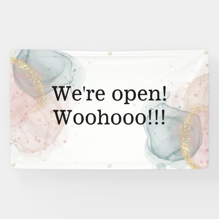 Outdoor We're Open Sign | Zazzle.com