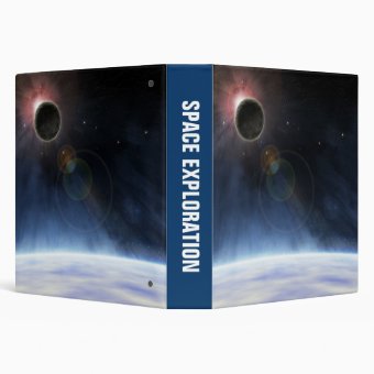 Outer Atmosphere of The Planet Earth Binder | Zazzle