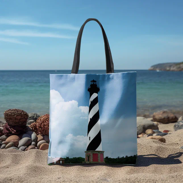 Outer Banks Cape Hatteras Lighthouse Tote Bag | Zazzle