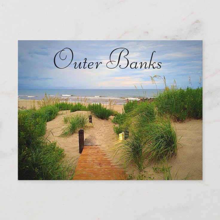 Outer Banks Dunes Postcard | Zazzle