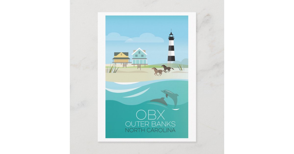 Outer Banks, North Carolina Postcard | Zazzle