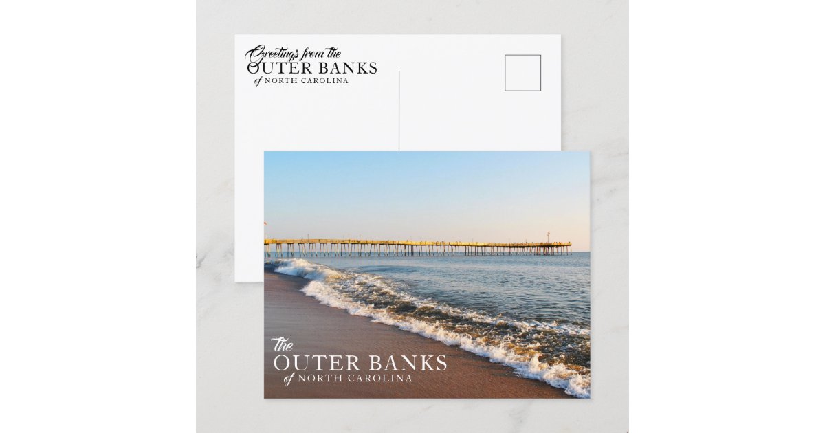 Outer Banks Pier Postcards | Zazzle
