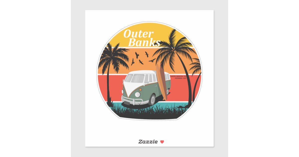 outer banks sticker | Zazzle
