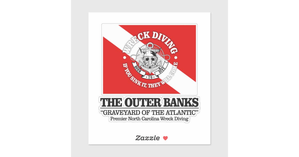 Outer Banks WD Sticker | Zazzle