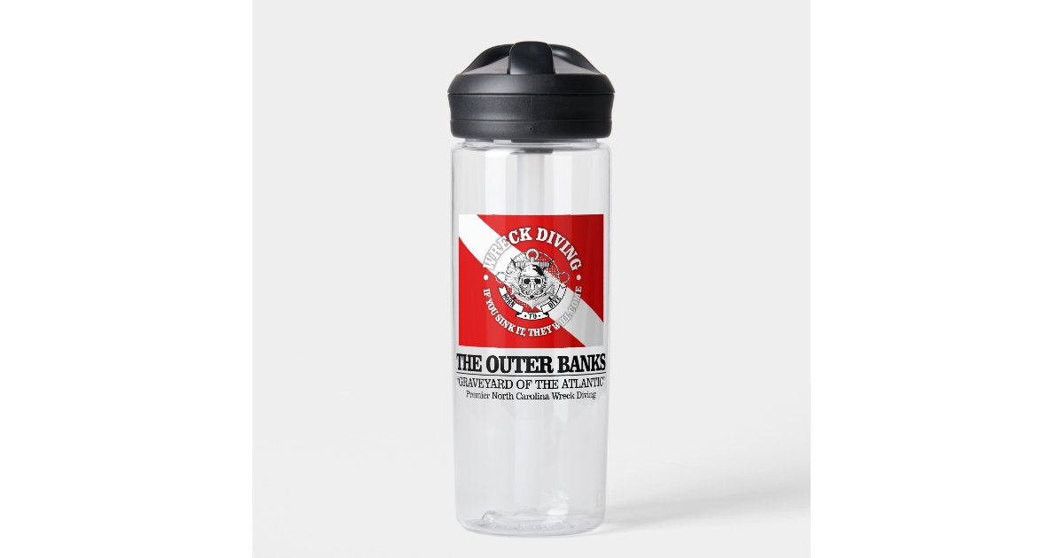 Outer Banks WD Water Bottle | Zazzle