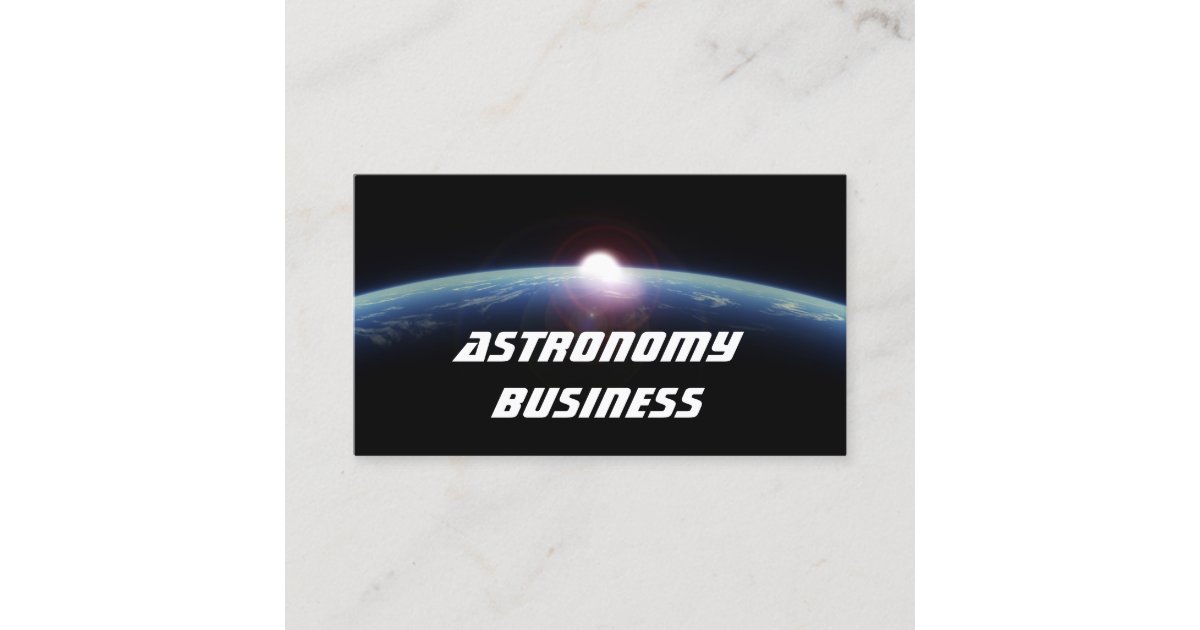 Outer Space Astronomy Business Card | Zazzle