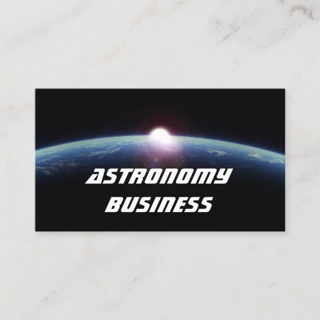 Outer Space Astronomy Business Card | Zazzle