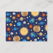Outer Space Baby Shower Galaxy Universe Stars Enclosure Card | Zazzle