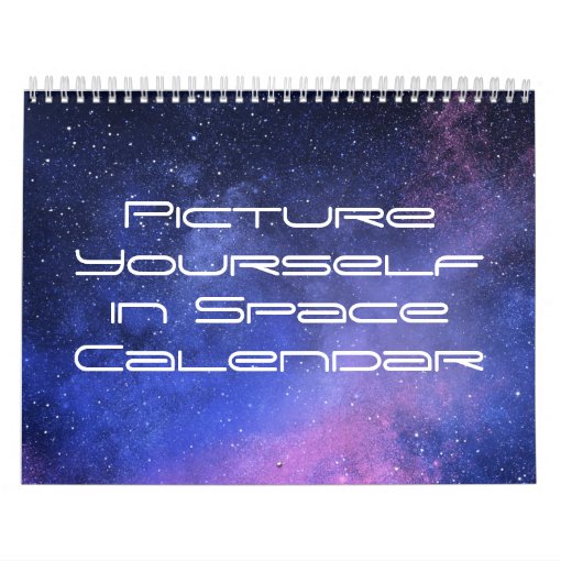 Outer Space Backgrounds Celestial Custom Photo Calendar | Zazzle