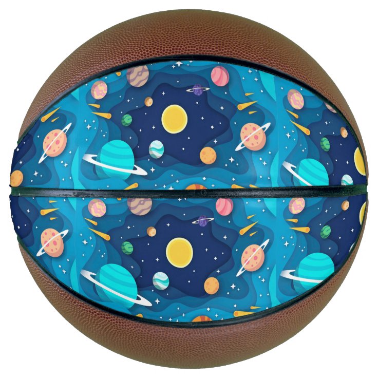 Outer Space Basketball | Zazzle