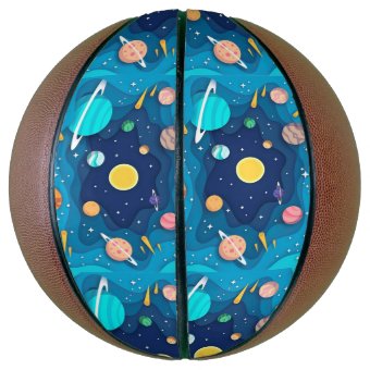 Outer Space Basketball | Zazzle