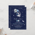 Outer Space Boy Baby Shower Galaxy Baby Shower Inv Invitation | Zazzle