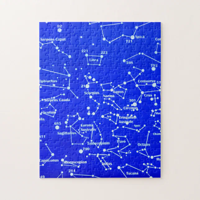 Outer Space Diagram Cosmos Complex Jigsaw Puzzles | Zazzle